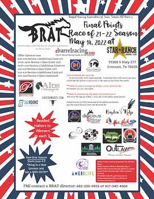brat.ebarrelracing.com – Barrel Racing Association of Texas