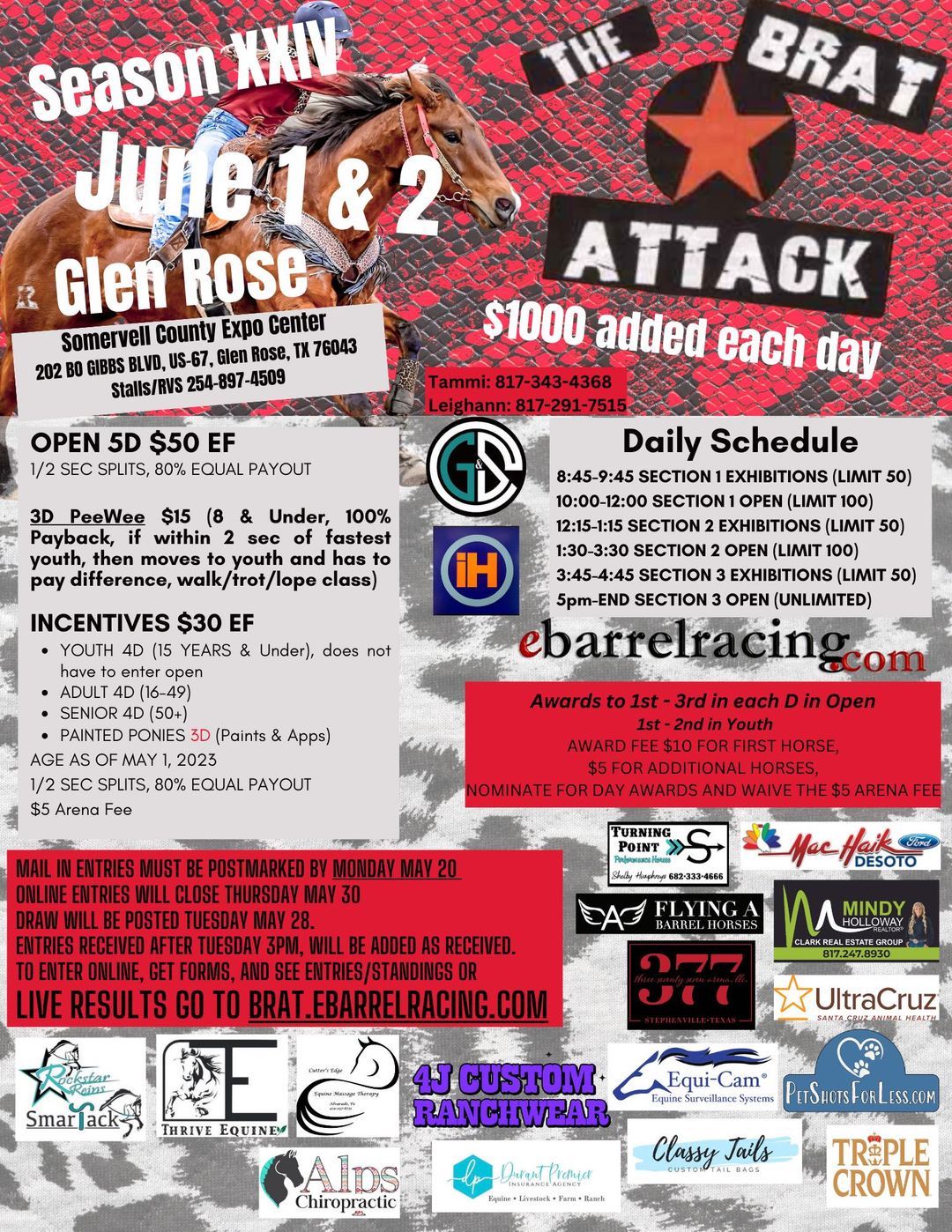 brat.ebarrelracing.com – Barrel Racing Association of Texas